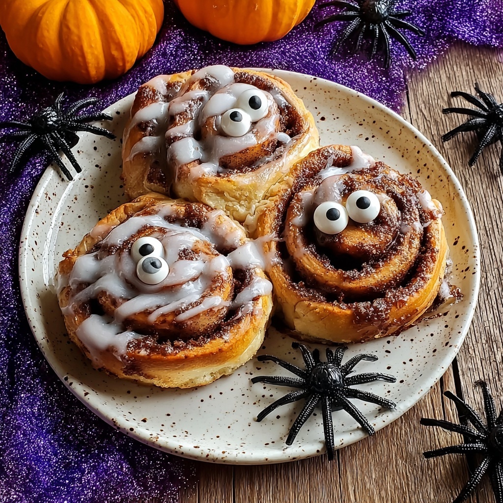 Spooky Cinnamon Rolls 5 irresistible easy delicious treats for Halloween