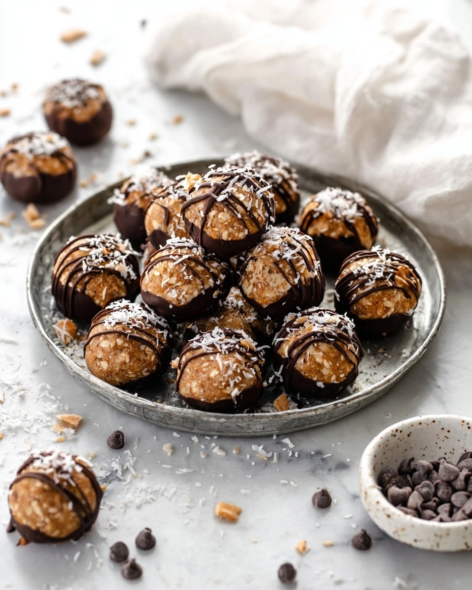 Samoa Cookie Protein Balls: Healthy, Chocolatey Energy Bites